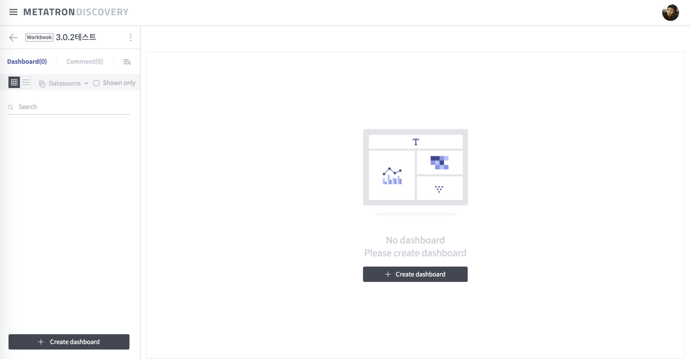Screen Breaks When There Is No Dashboard · Issue 222 · Metatron App Metatron Discovery · Github