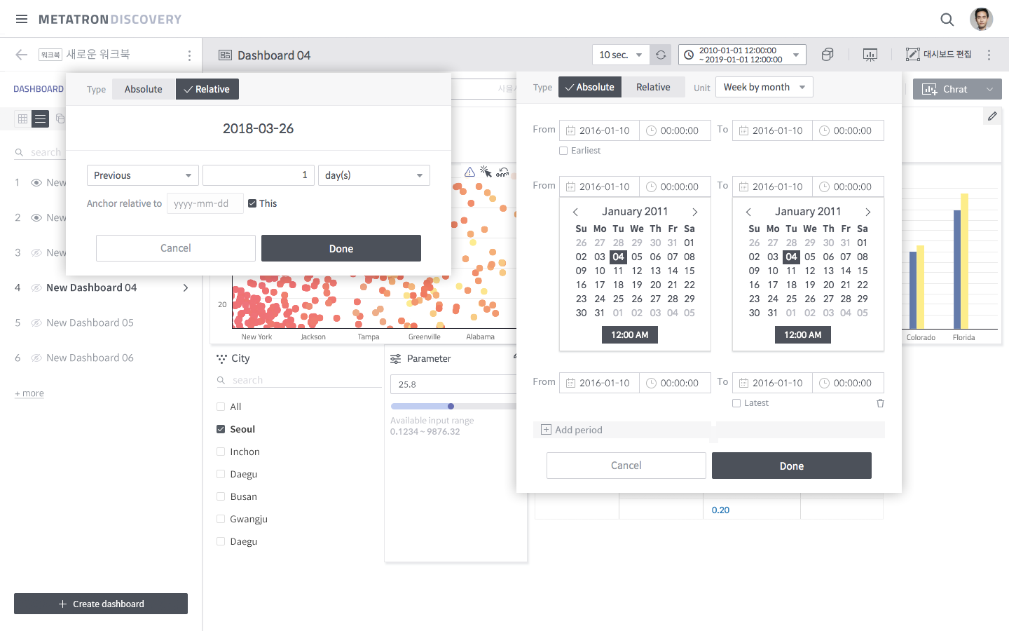 Improvements For Real Time Dashboard · Issue 2954 · Metatron App Metatron Discovery · Github