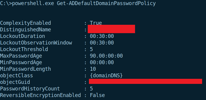 --pass-pol flag doesn't retrieve Maximum Password Age value · Issue ...