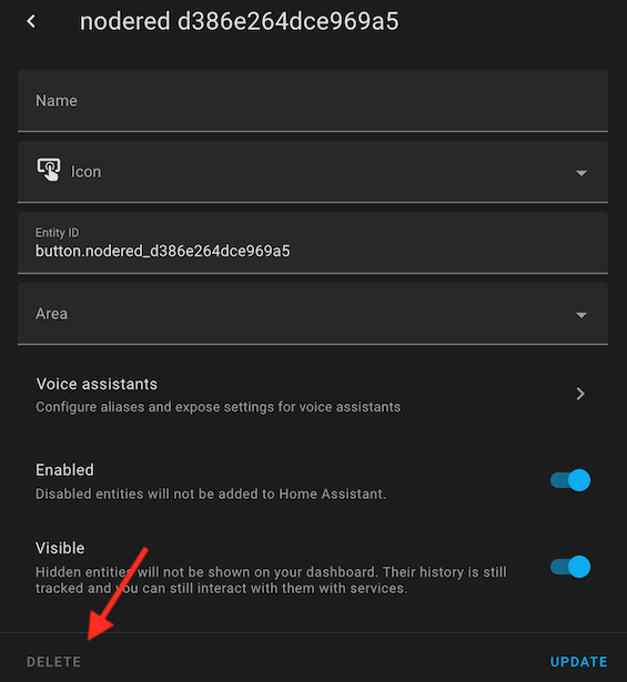 Deleted entities get stuck in HA · Issue #181 · zachowj/hass-node-red · GitHub