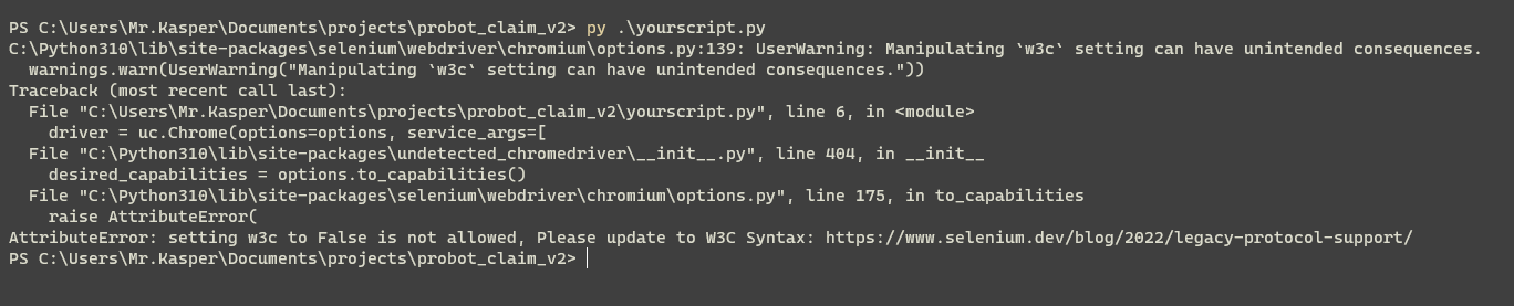 How can I use this with Node.js? · Issue #821 · ultrafunkamsterdam/undetected-chromedriver · GitHub