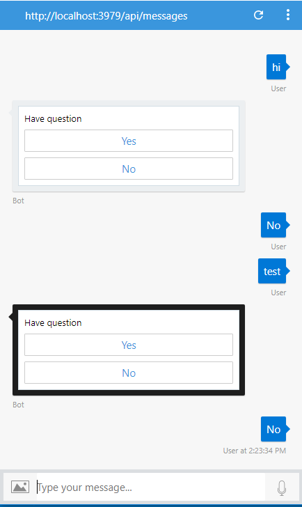 [Question] Why am I getting an invalid type exception when using PromptDialog.Choice forwarding ...