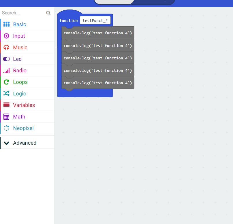 Multiple functions written in javascript stack directly over each other in blocks · Issue #2164 ...