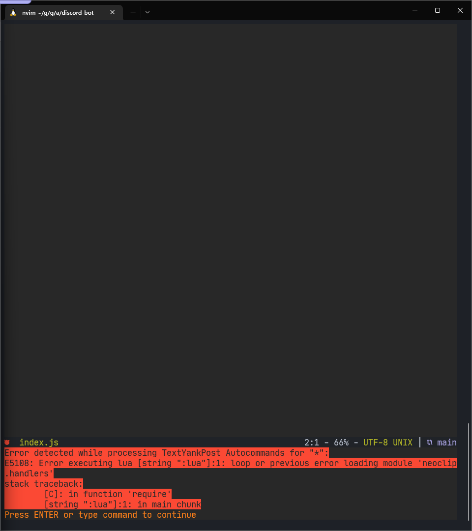 Cannot use the shortcut 'dd' · Issue #8 · doodleEsc/doodleVim.nvim · GitHub