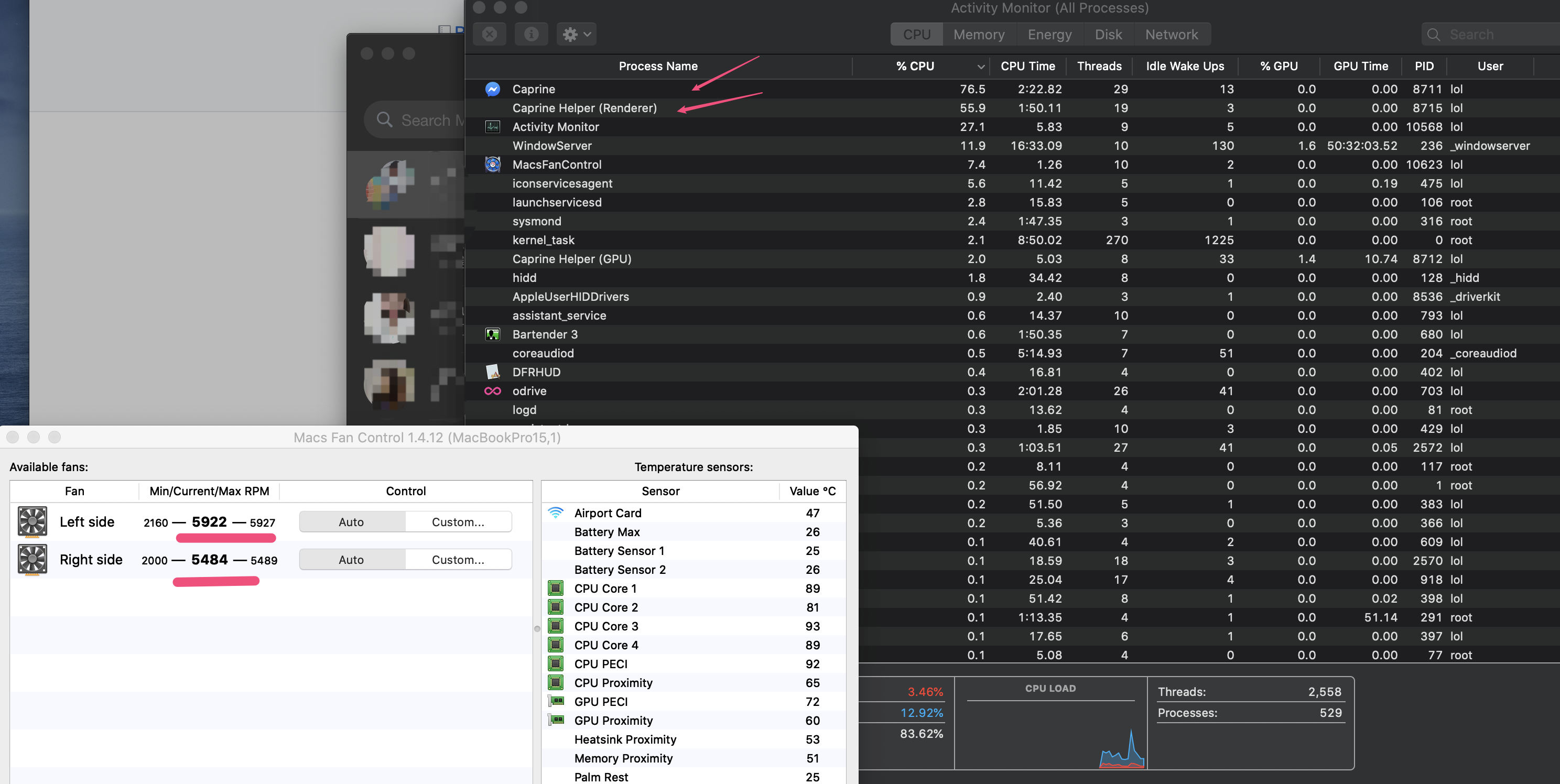 [Mac] High performance GPU required · Issue #1231 · sindresorhus/caprine · GitHub