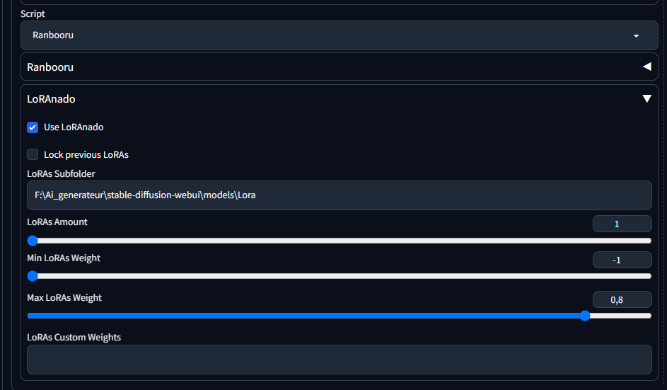 LoRAnado error · Issue #11 · Inzaniak/sd-webui-ranbooru · GitHub