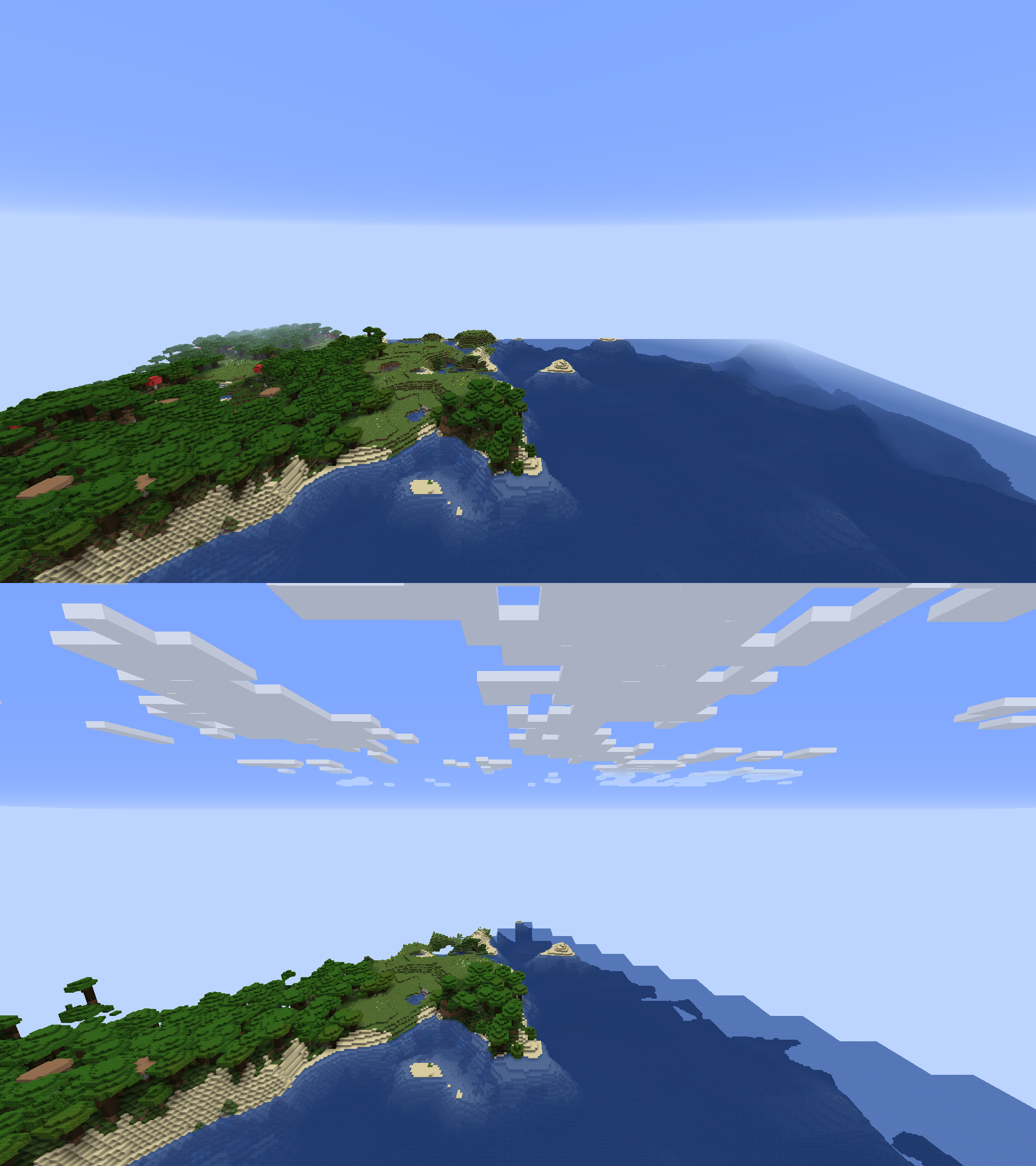 Chunk rendering issue when client render distance matches the server render distance · Issue ...