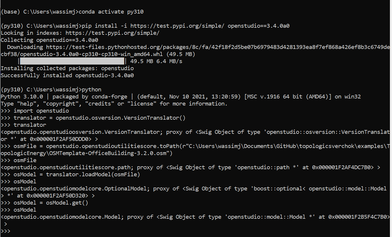 openstudio for python 3.10 · Issue #4565 · NREL/OpenStudio · GitHub