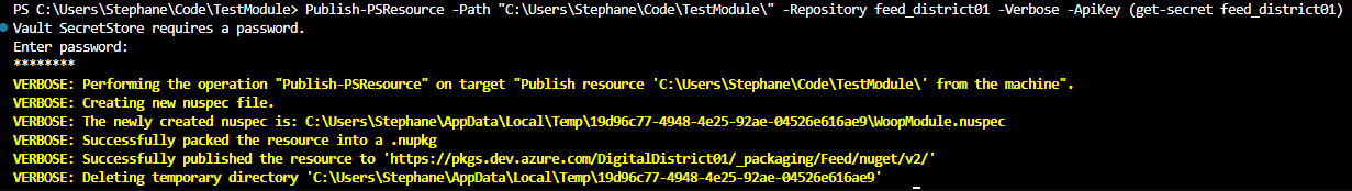Publish-PsResource doesn't work on dev.azure.com repositories · Issue #1203 · PowerShell ...