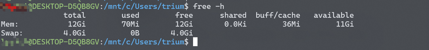 Why .wslconfig settings dosen't effect , when i limit the memory used ...