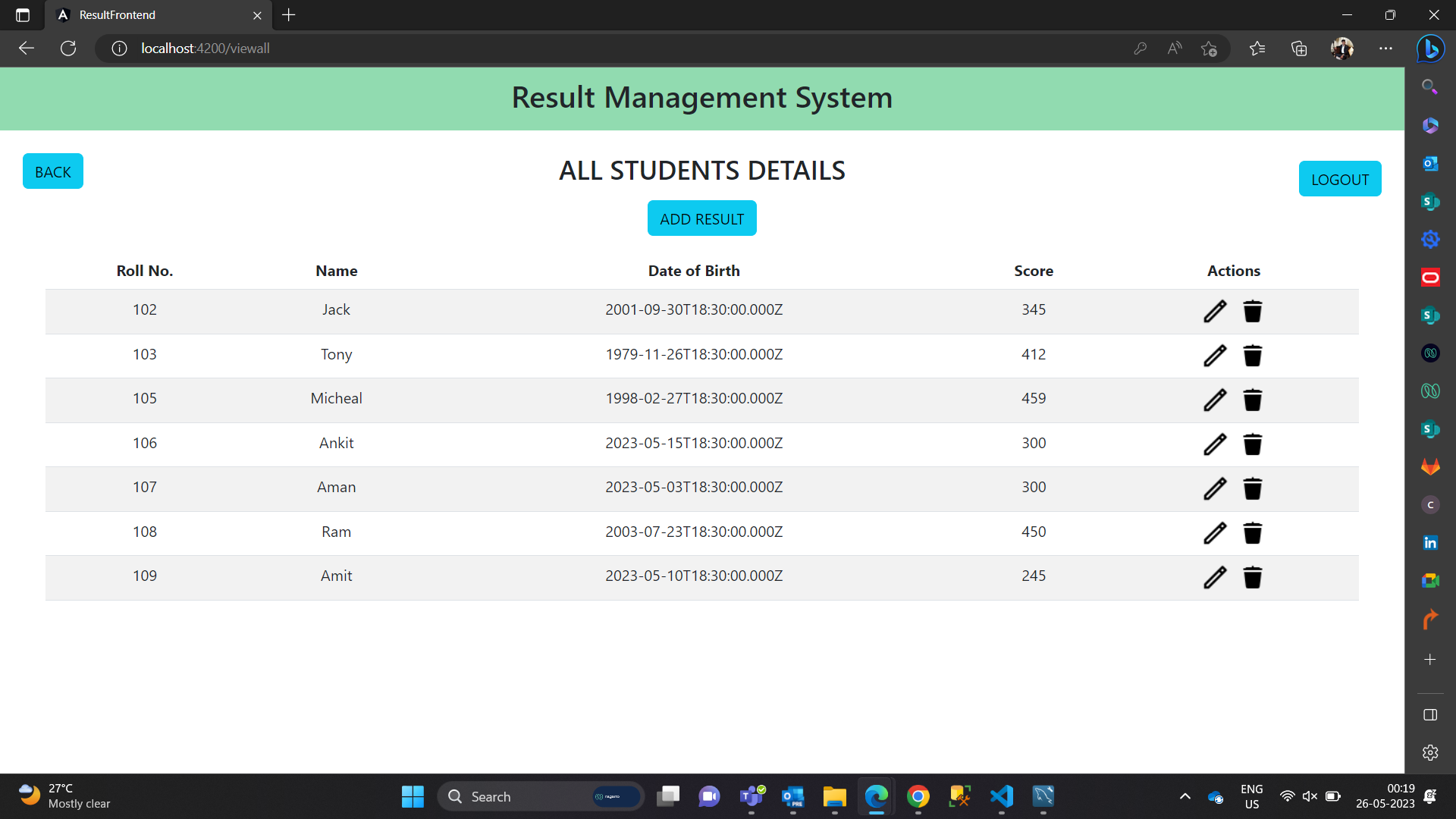 GitHub - Ghanshyam89/ResultManagementSystem: The Result Management ...