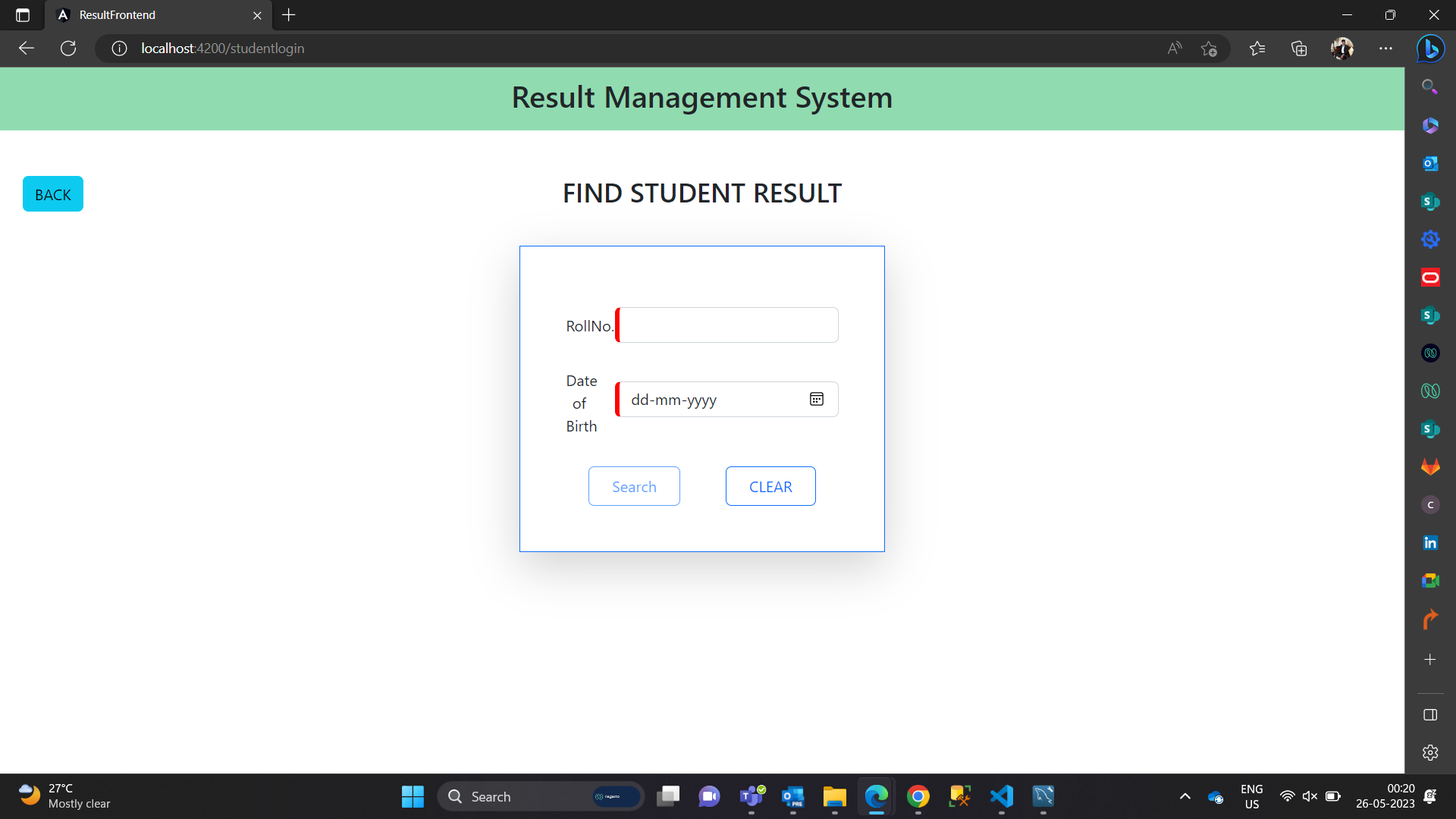 GitHub - Ghanshyam89/ResultManagementSystem: The Result Management ...