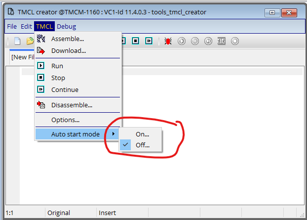 How to import code on TMCM-1160 · Issue #61 · analogdevicesinc/PyTrinamic · GitHub