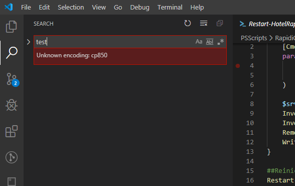 Unknown Encoding Cp850 · Issue 87069 · Microsoftvscode · Github