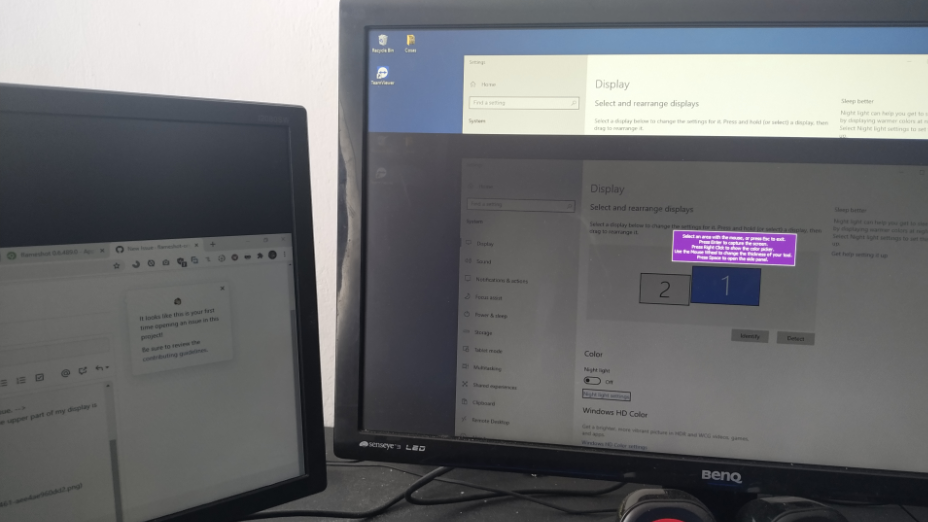 0.8.4 Windows version works OK but in dual-monitors setup the overlay ...