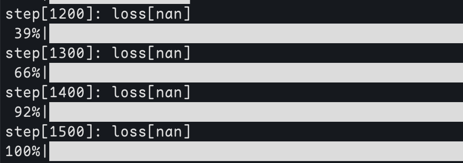Loss shows nan · Issue #95 · GuyTevet/motion-diffusion-model · GitHub