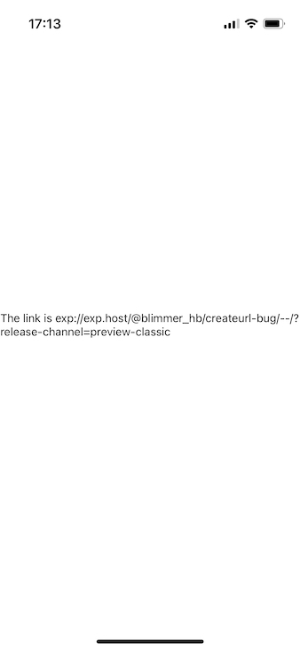 [SDK49][Linking] `createURL` does not create links according to documentation when using EAS ...