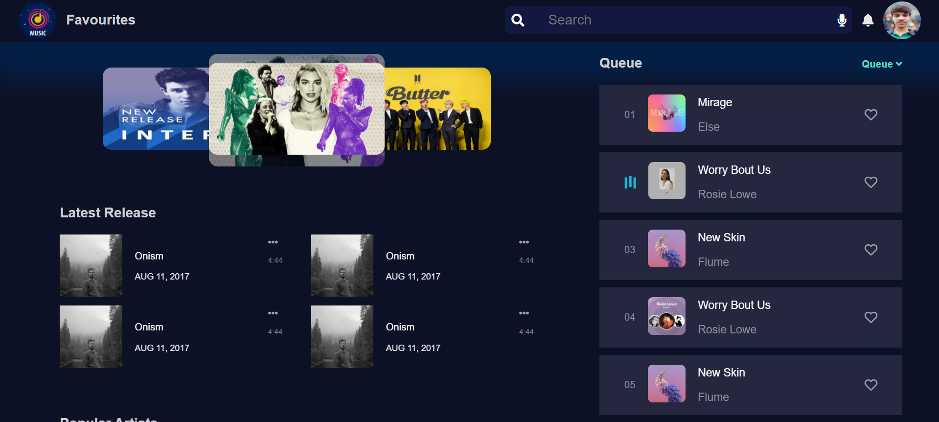 GitHub - kinshuk-644/music_player: An attractive and responsive design of a music player app ...