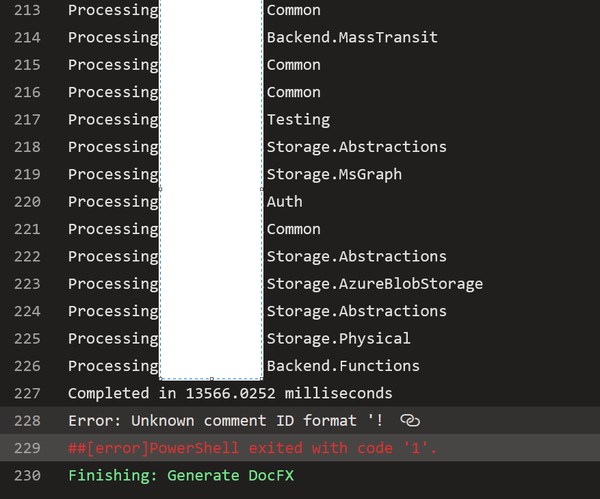 [bug] Api Bug Logging Nre · Issue 8699 · Dotnet Docfx · Github