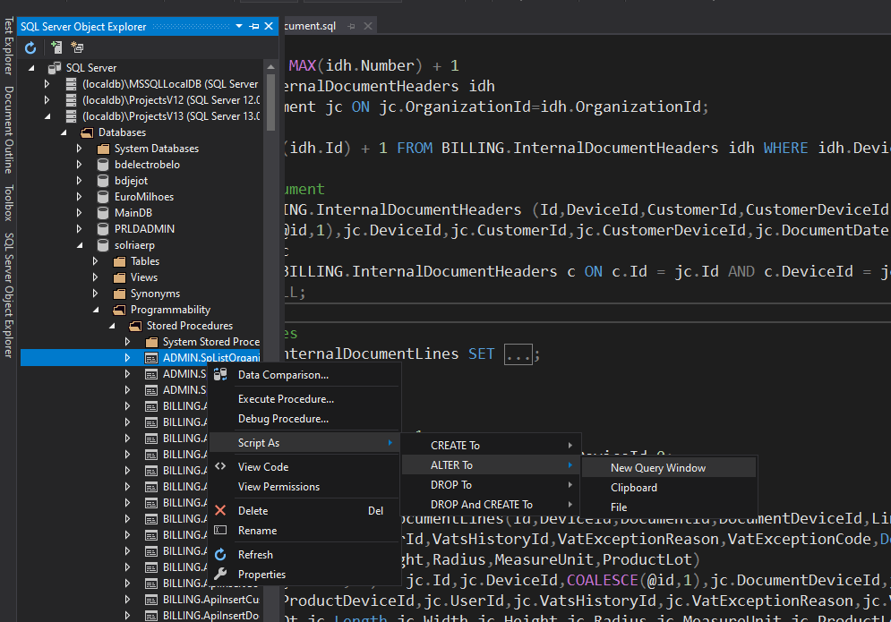 SQL Server: edit stored procedures and views · Issue #960 · HeidiSQL/HeidiSQL · GitHub