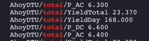 Total W via MQTT · Issue #460 · lumapu/ahoy · GitHub
