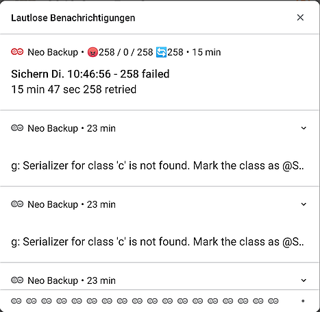 [Bug] Rel. 8.0 (F-Droid) fails on all backups · Issue #532 · NeoApplications/Neo-Backup · GitHub