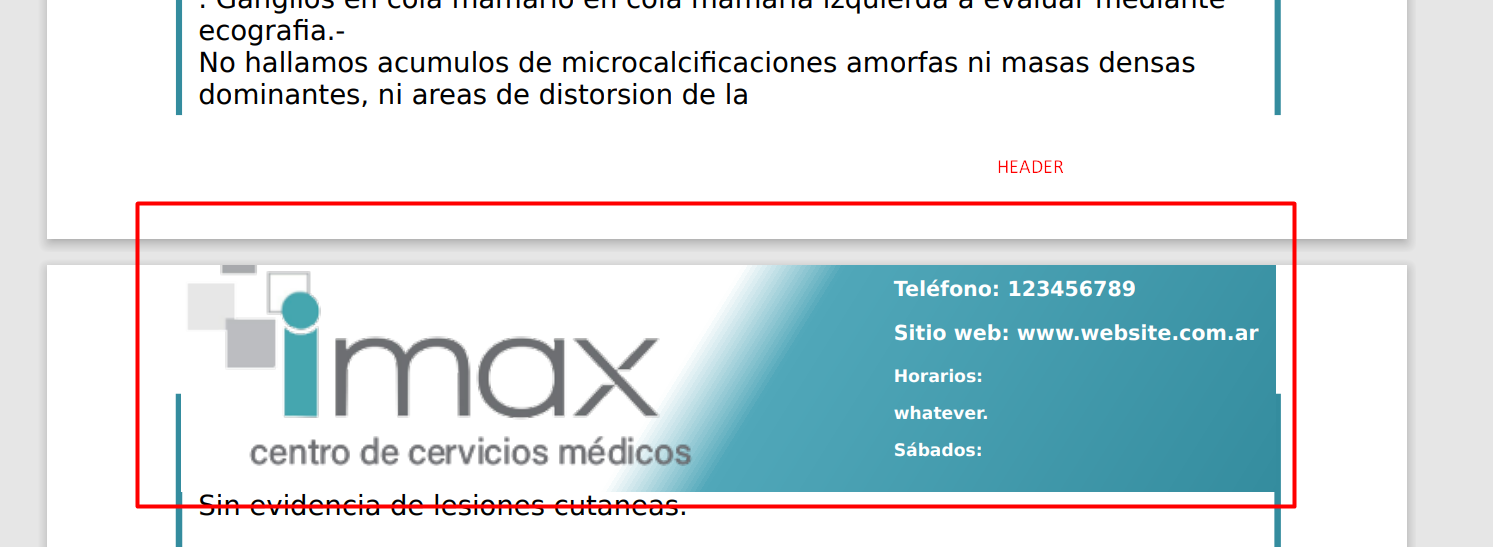 I m Trying To Set A Header And Footer In The Same Place Across