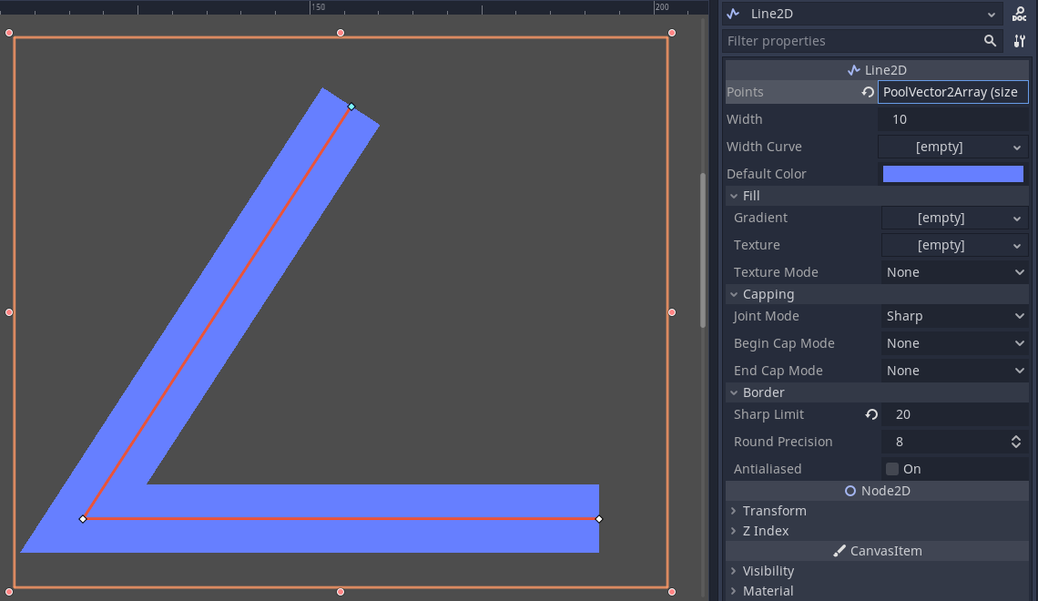 Add a `closed` property to Line2D · Issue #4330 · godotengine/godot-proposals · GitHub