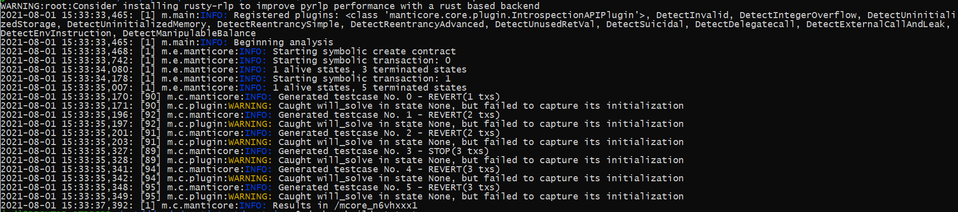 Unable to initiate contract using Python script · Issue #2474 · trailofbits/manticore · GitHub