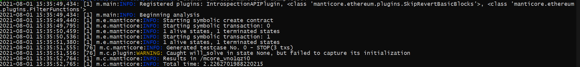 Unable to initiate contract using Python script · Issue #2474 · trailofbits/manticore · GitHub