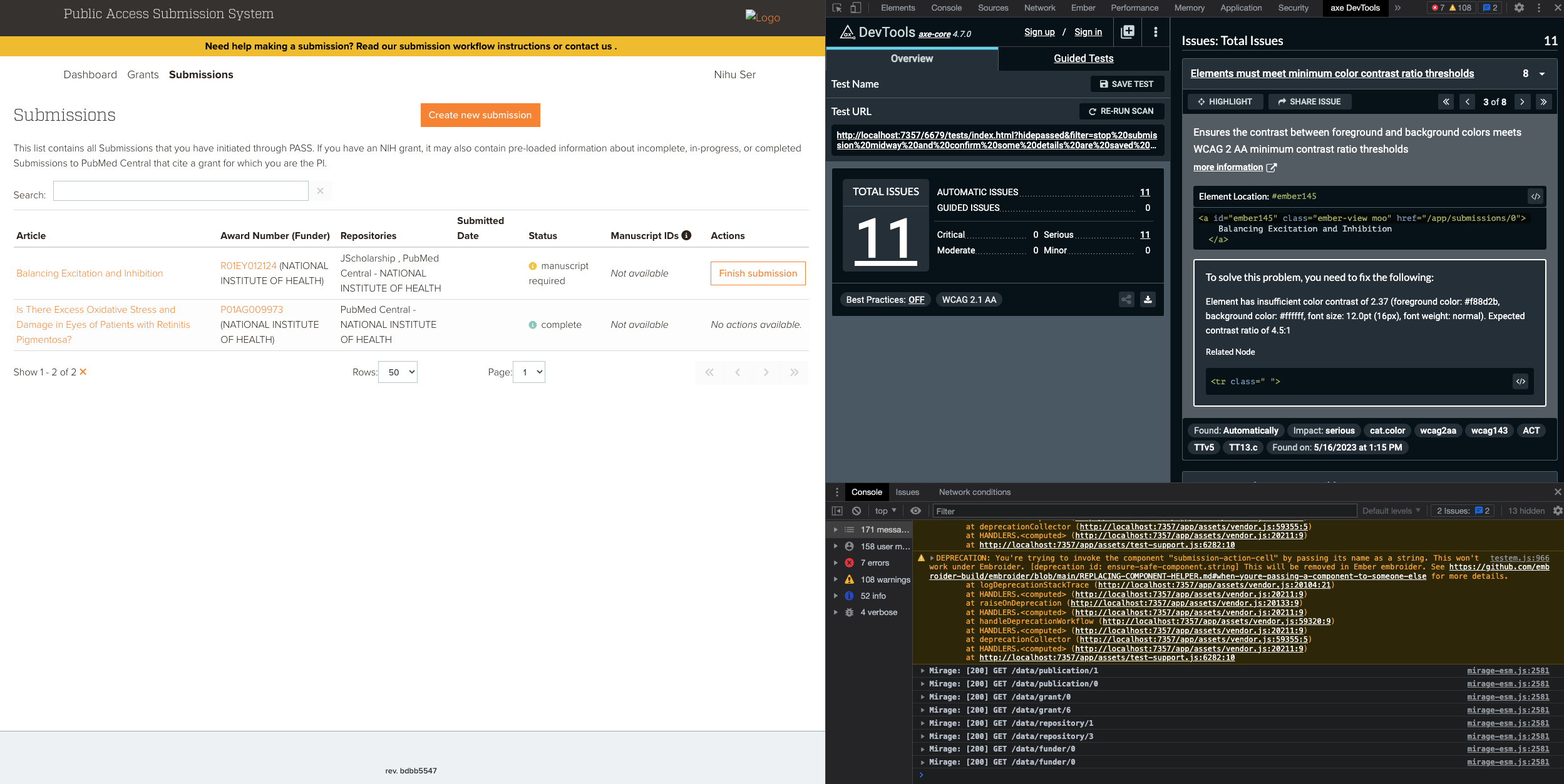 Ensure Pass Application is Accessible (Tracking Issue) · Issue #569 · eclipse-pass/main · GitHub