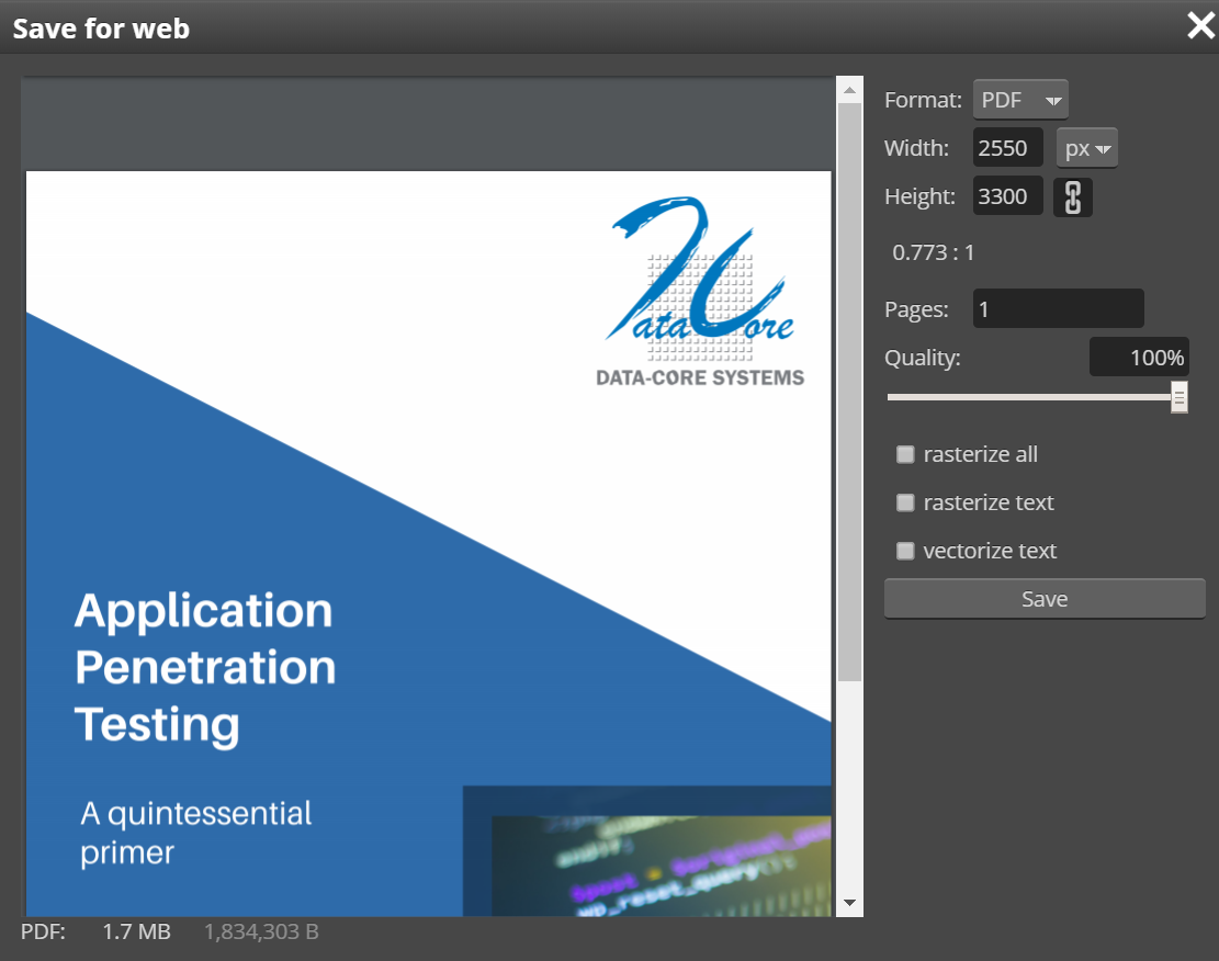 text not selectable when exporting as a PDF · Issue #2022 · photopea ...