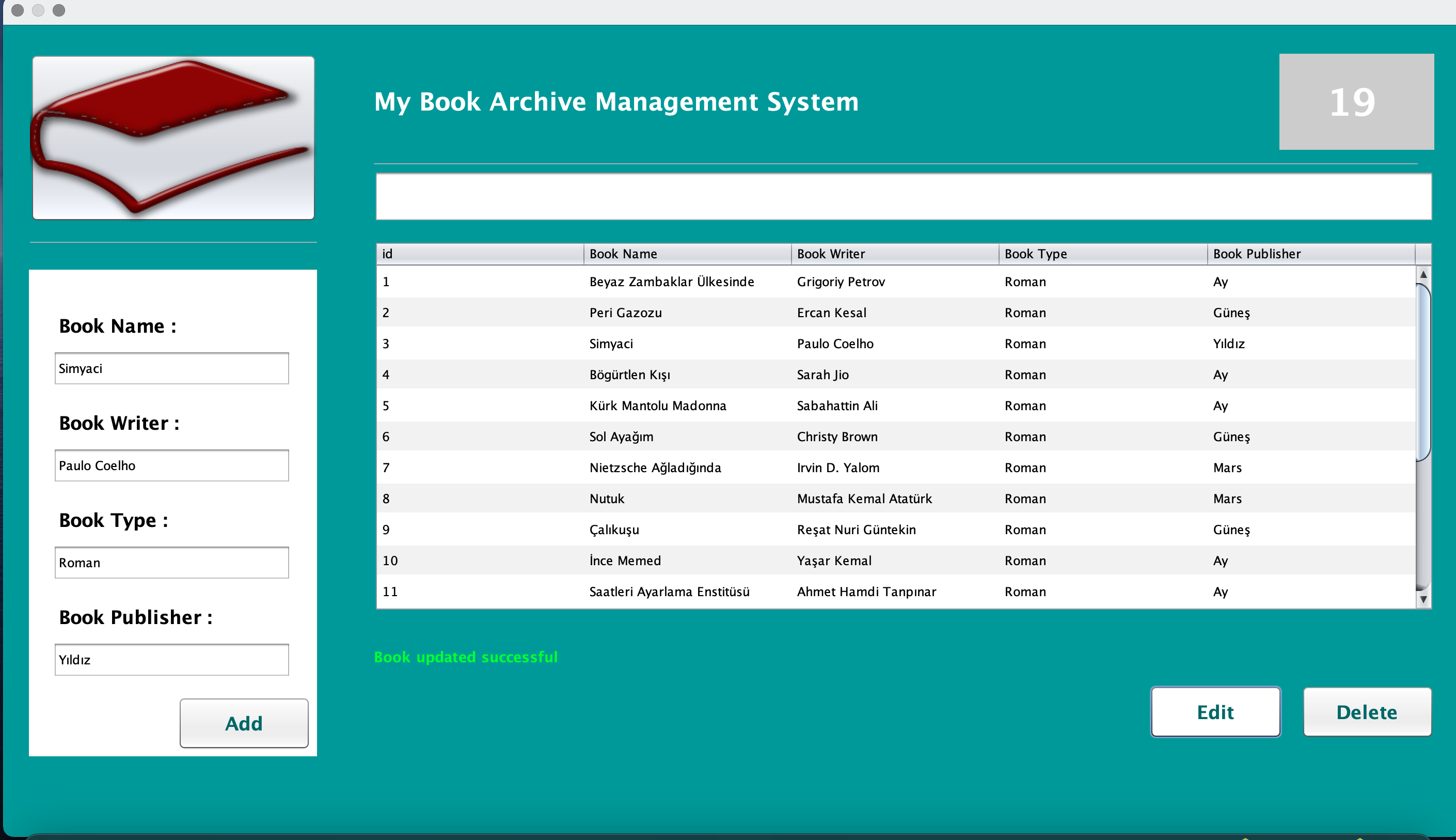 GitHub - eryilmazysf/bookmanagement
