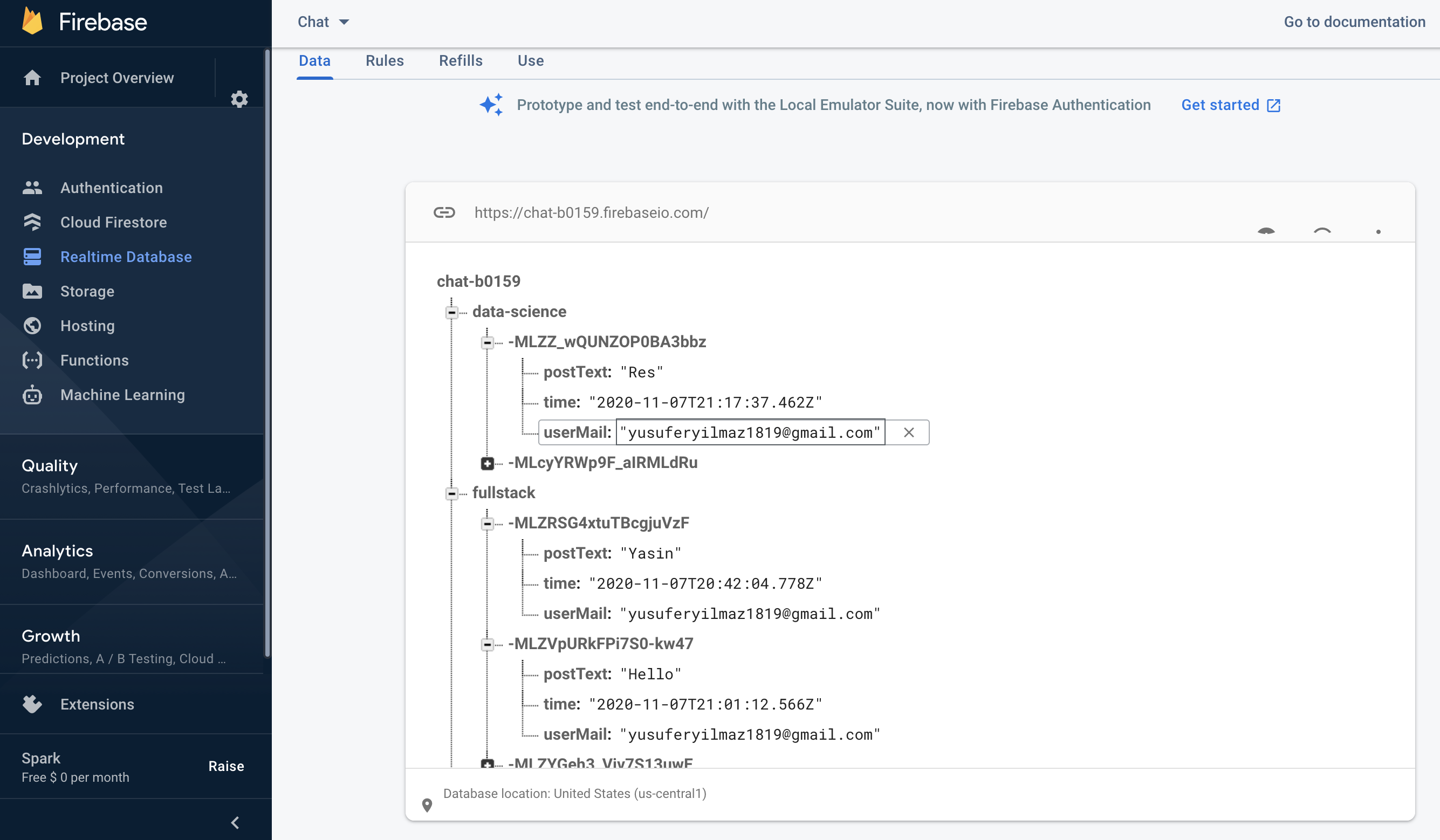 GitHub - eryilmazysf/ChatApp