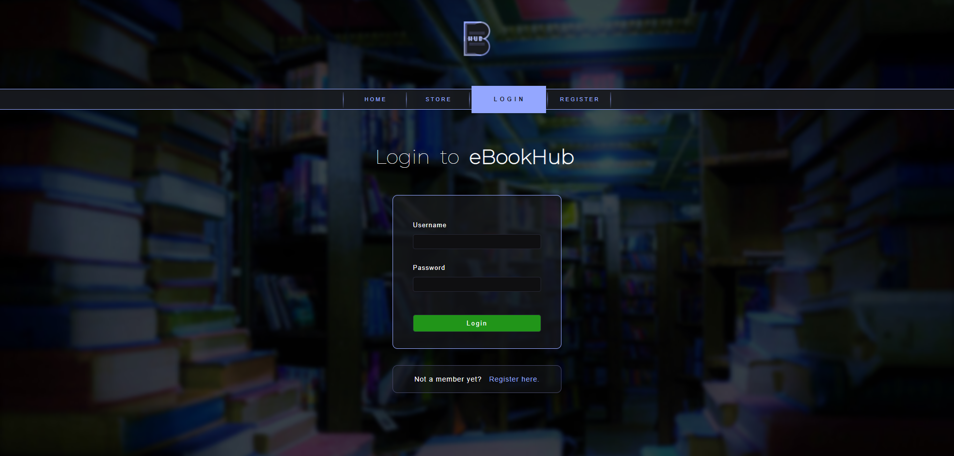 GitHub - code-chaser/e-book-hub: An online e-book store for purchasing ...