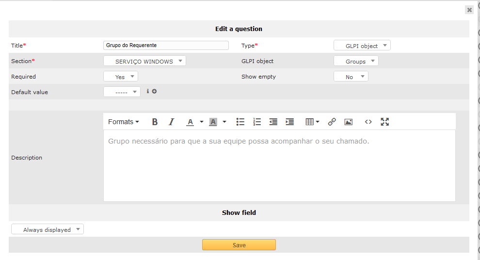 Fill-in failed using Type field (GLPI Object) in Plugin Form · Issue #1145 · pluginsGLPI ...