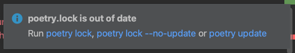 poetry lock with "--no-update" · Issue #158 · koxudaxi/poetry-pycharm ...