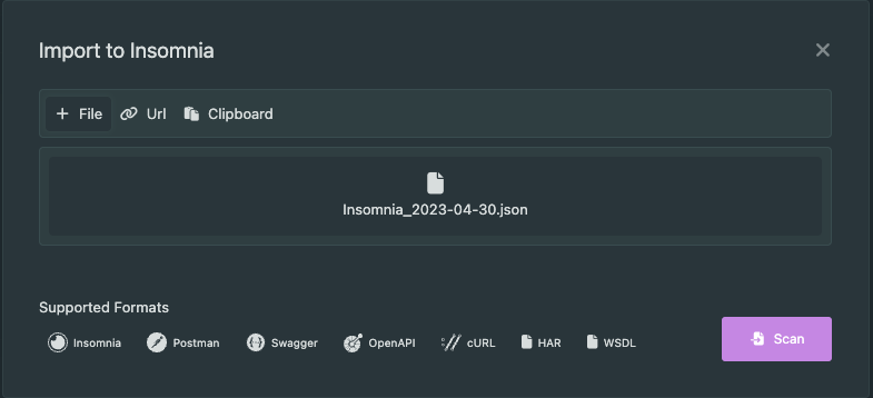 Unable to import collection, Insomnia tries to load a Design Document instead · Issue #5930 ...