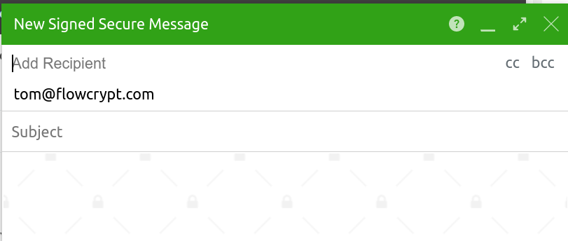 From Selector In Compose Not Obvious Align With Gmail Behavior · Issue 4270 · Flowcrypt