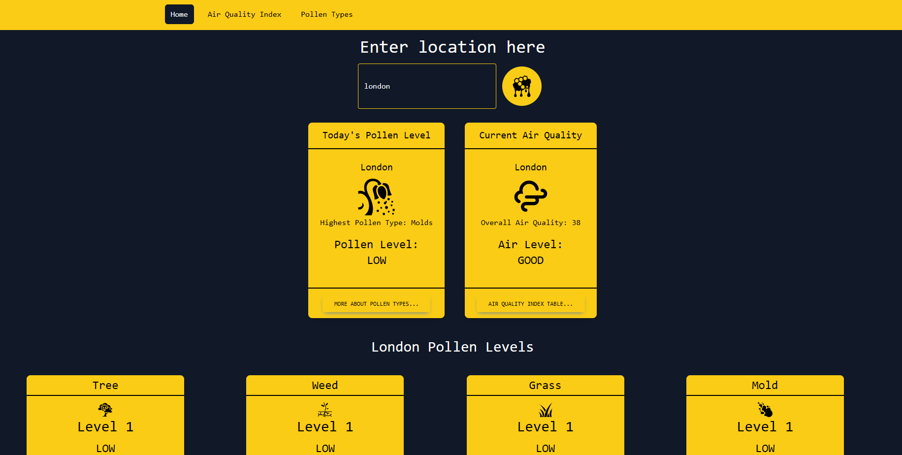 GitHub - Pollon-Pollution-Organisation/pollen-and-pollution