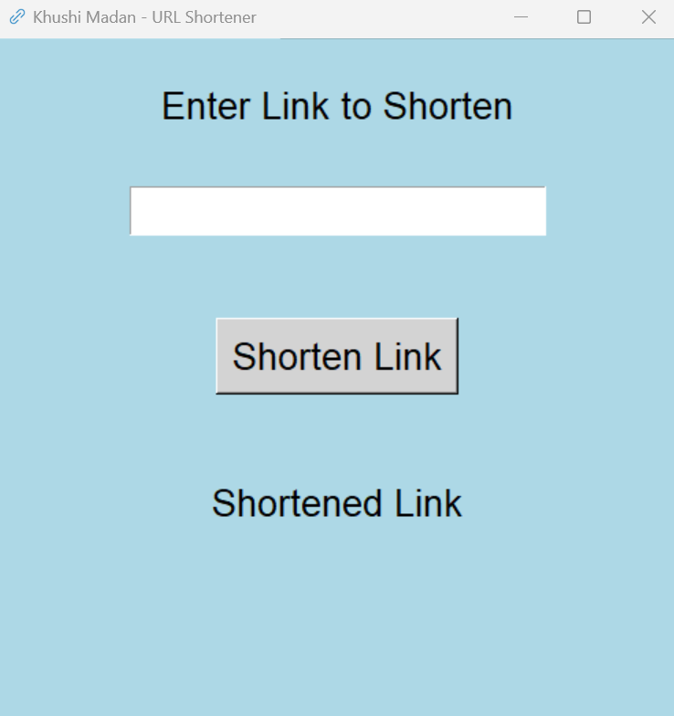 GitHub - khushimadan/URL-Shortener