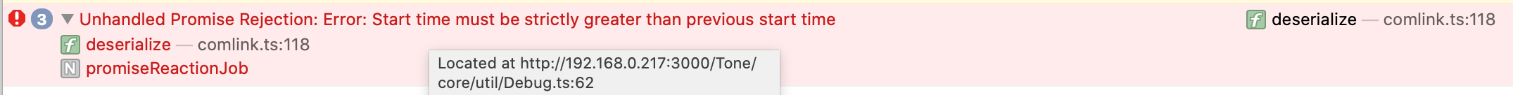 Start time must be strictly greater than previous start time · Issue #447 · GoogleChromeLabs ...