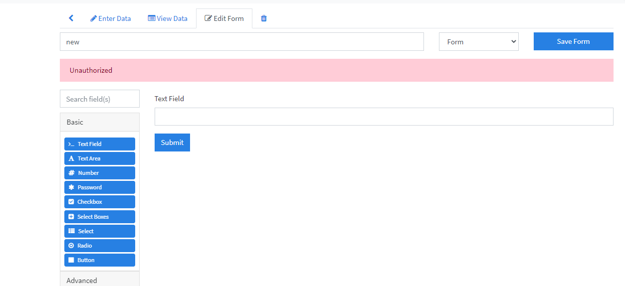 [BUG] Unauthorized error in form manager · Issue #809 · formio/angular ...