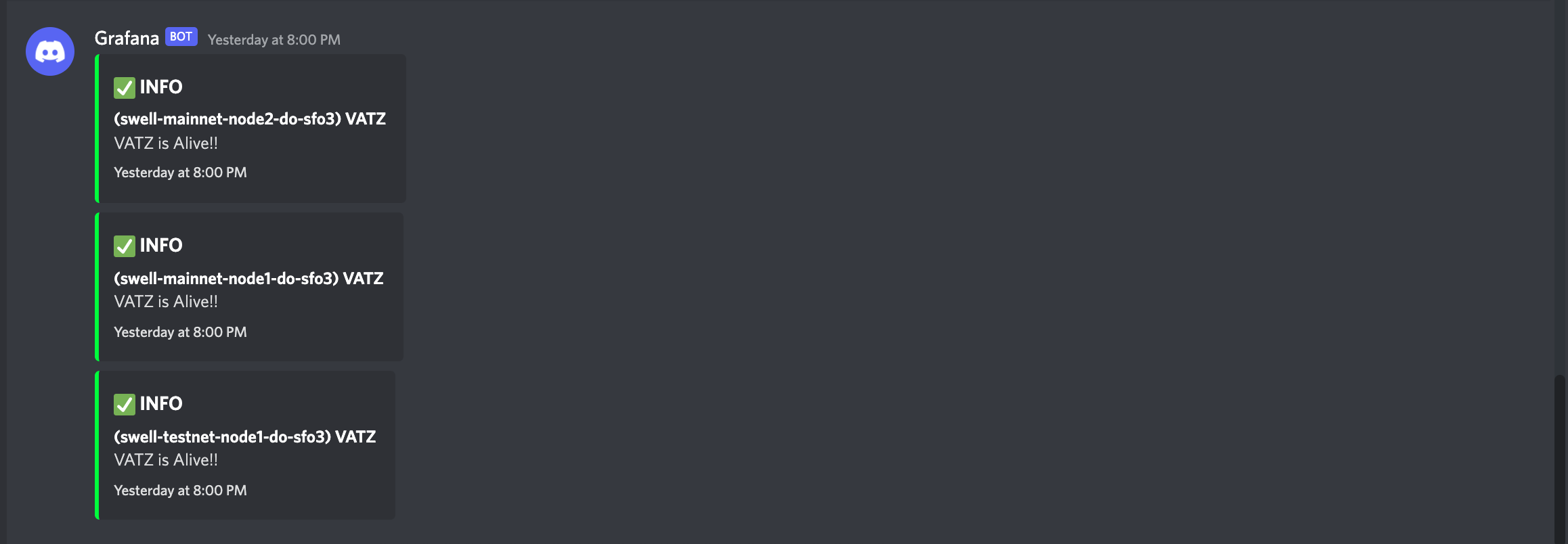 Enhancement on Dispatchers(Notifications. Prev) · Issue #240 · dsrvlabs/vatz · GitHub