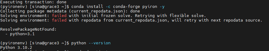 ResolvePackageNotFound · Issue #1399 · pyiron/pyiron · GitHub