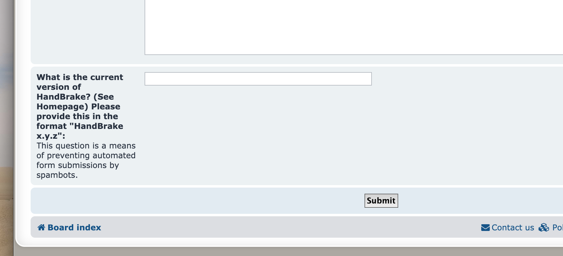 How do you login to the community forum? · Issue #2734 · HandBrake/HandBrake · GitHub