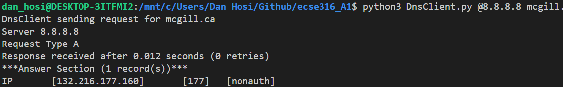 GitHub - Danh4160/dns_client: Python Domain Name Server Client