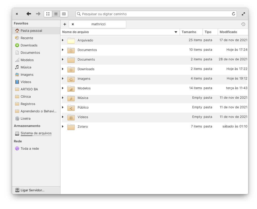 Striped list on list view mode · Issue #1961 · elementary/files · GitHub