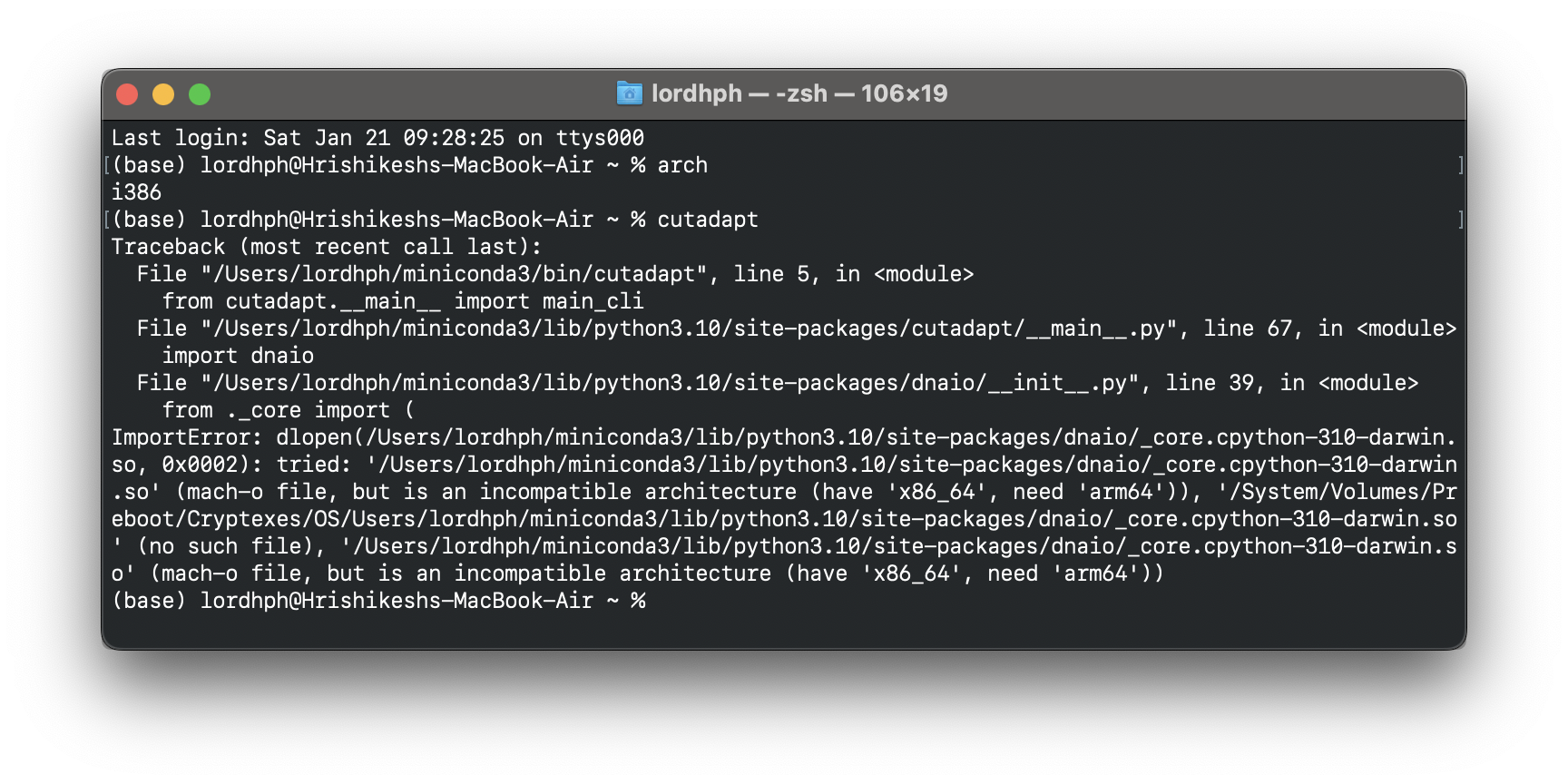 Cutadapt not being downloaded from Bioconda · Issue #672 · marcelm ...