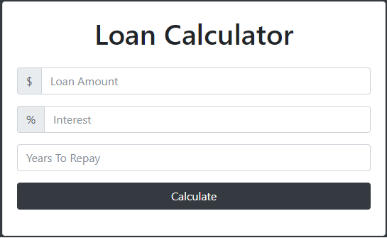GitHub - Toadster777/Loan-Calculator: A simple project to help with ...